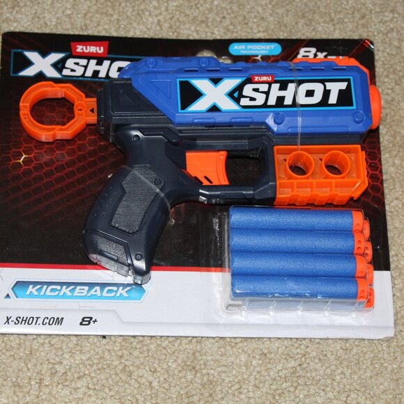 Zuru | Toys | Zuru Xshot Kickback Toy Dart Gun Blaster Foam Nerf Gun ...